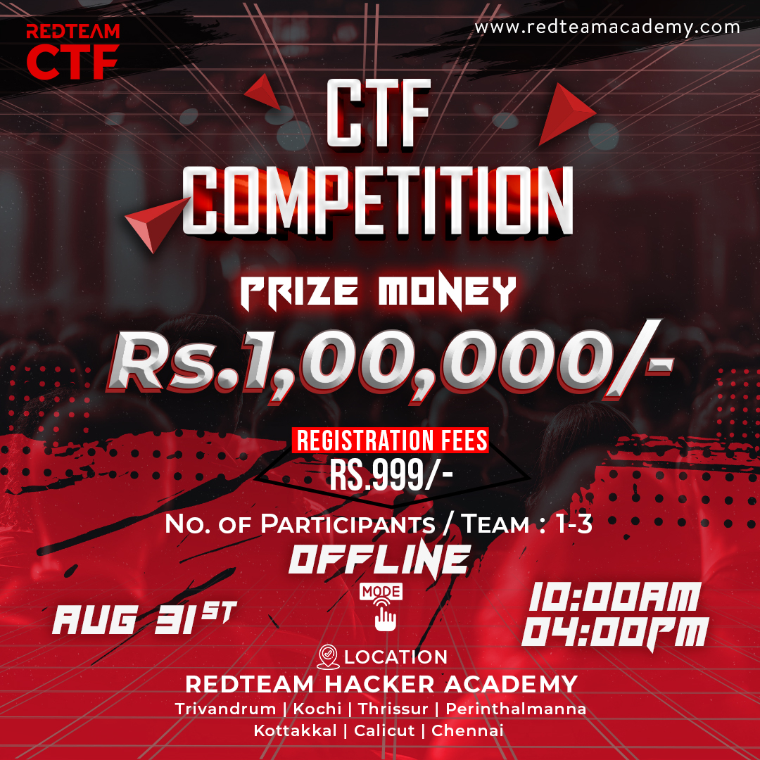 RedTeam Academy Events | RedTeam Hacker Academy Bangalore